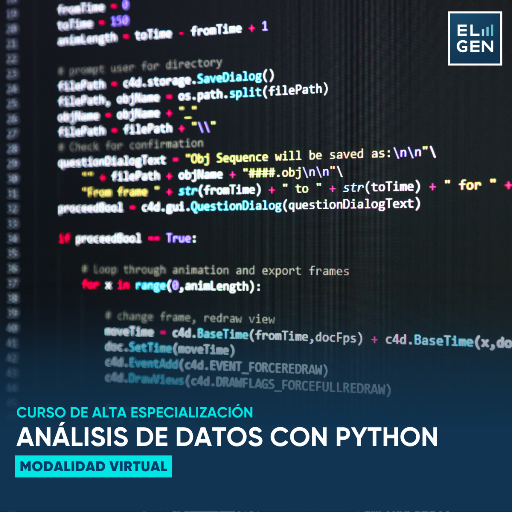 Curso Análisis de Datos con Python - elgen